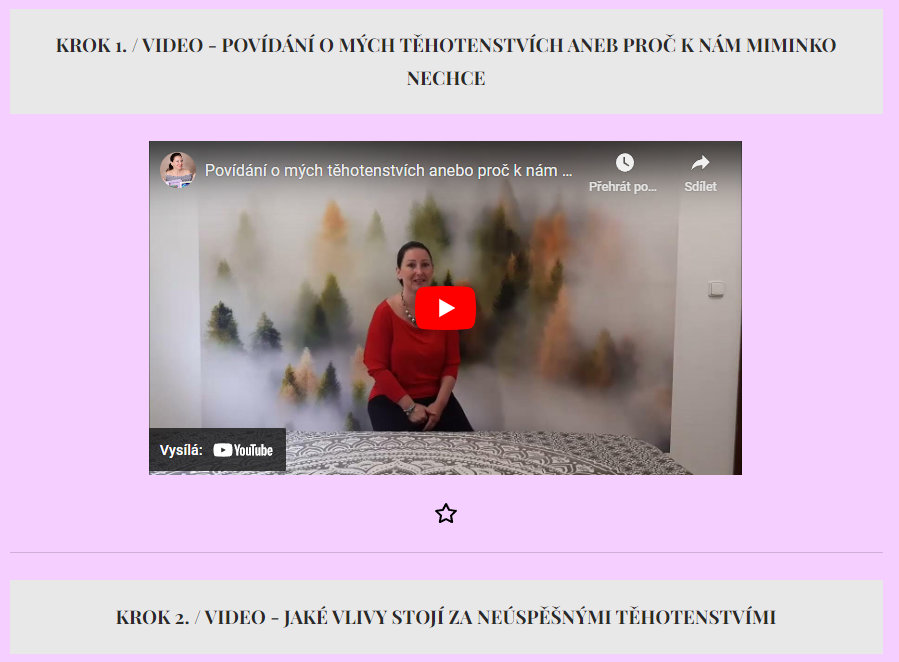 LÉČENÍ ENERGIE DĚLOHY – 4 FÁZE ŽENY V NÁS | Ester Davidová